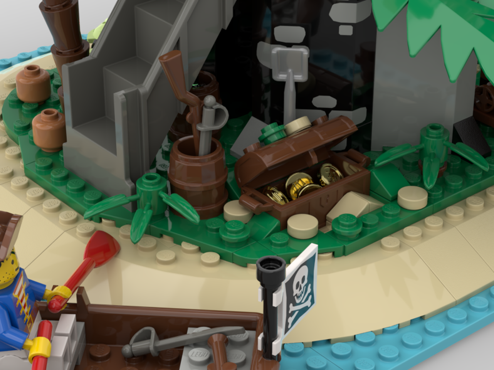 Lego Moc Forbidden Island Moc By Redrexpaul Rebrickable Build With Lego