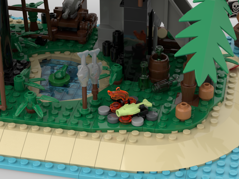 Lego Moc Forbidden Island Moc By Redrexpaul Rebrickable Build With Lego