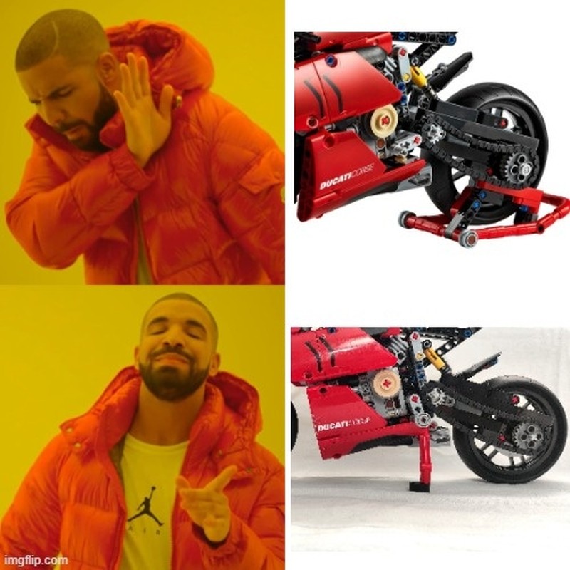 LEGO MOC 42107, Kickstand, Ducati Panigale V4 R by anengineer ...