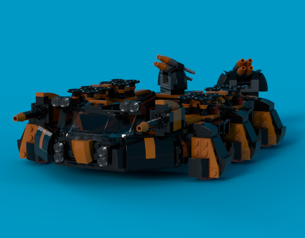 LEGO MOC HD1 Assault tank by JJ692 | Rebrickable - Build with LEGO