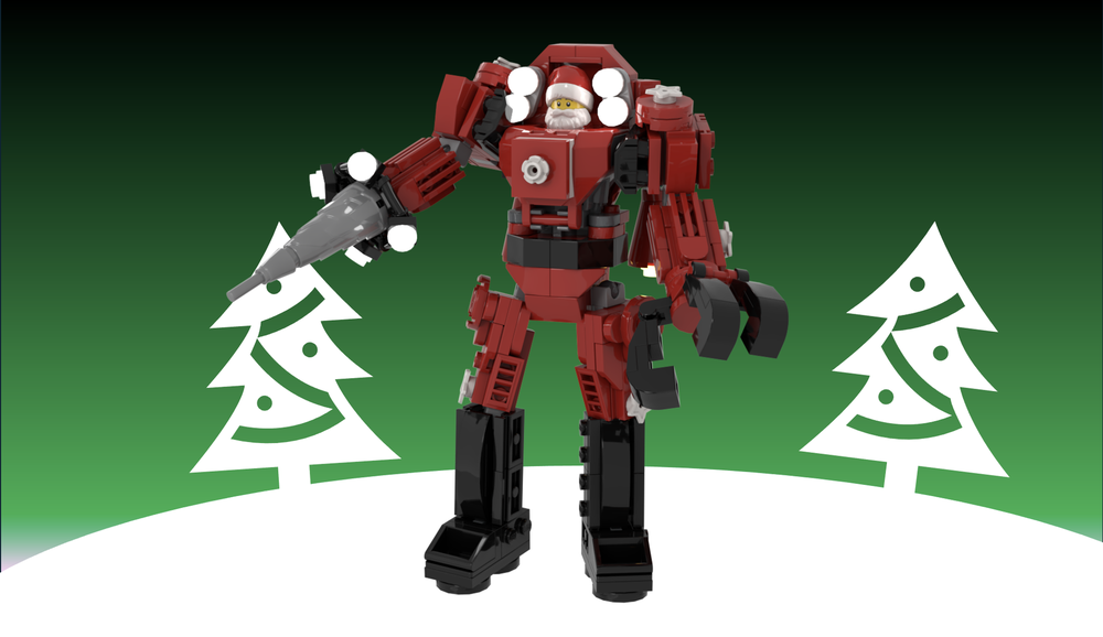 LEGO MOC Santa's Mech Armor by raguidel | Rebrickable - Build with LEGO