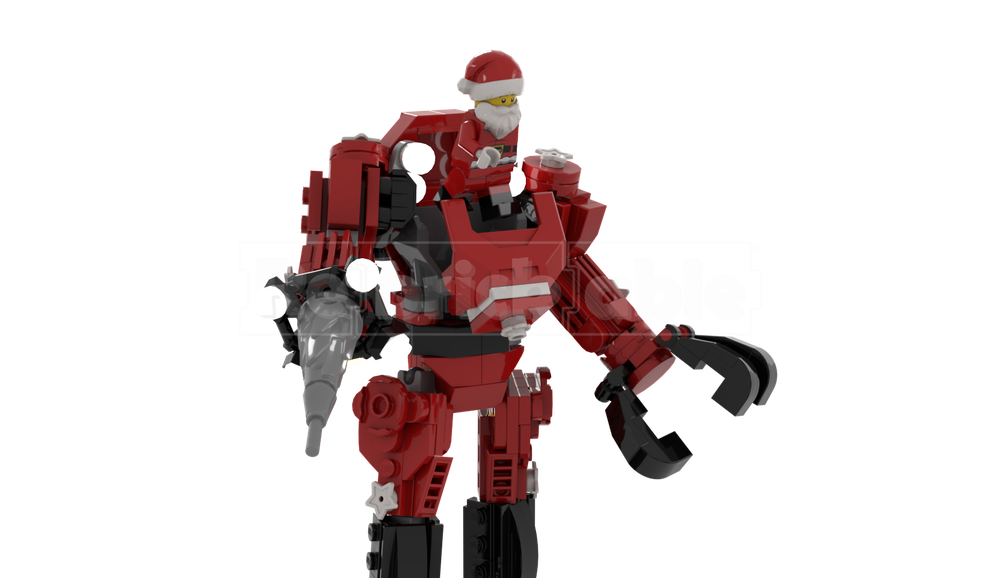 LEGO MOC Santa's Mech Armor by raguidel | Rebrickable - Build with LEGO
