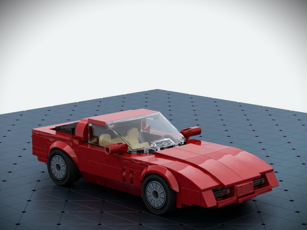 Lego Moc Chevrolet Corvette C4 By Sweeng Rebrickable Build With Lego