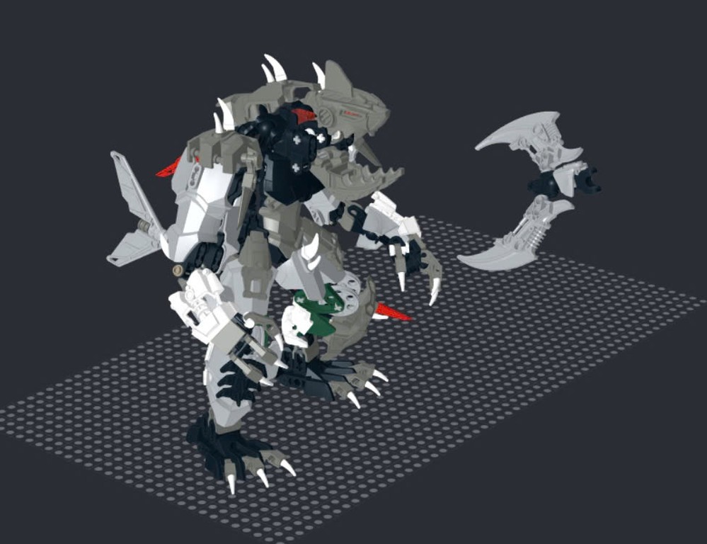 LEGO MOC Jawblade gymbro by Potatotron | Rebrickable - Build with LEGO