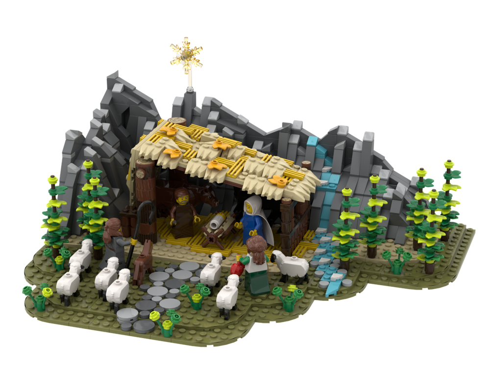 LEGO MOC Nativity scene by Cegeha Elbe | Rebrickable - Build with LEGO