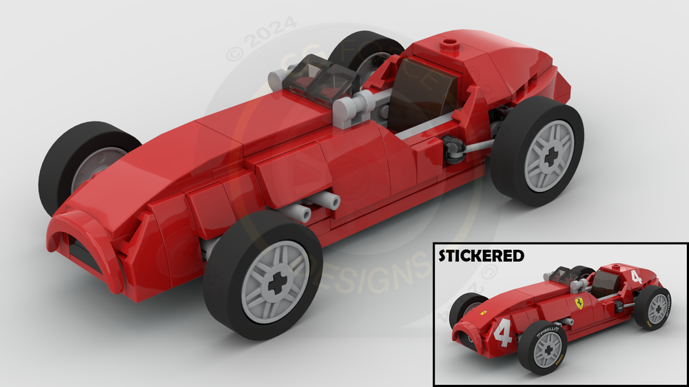 LEGO MOC-204354 F1 Ferrari 500 by CGForceDesigns | Rebrickable - Build ...