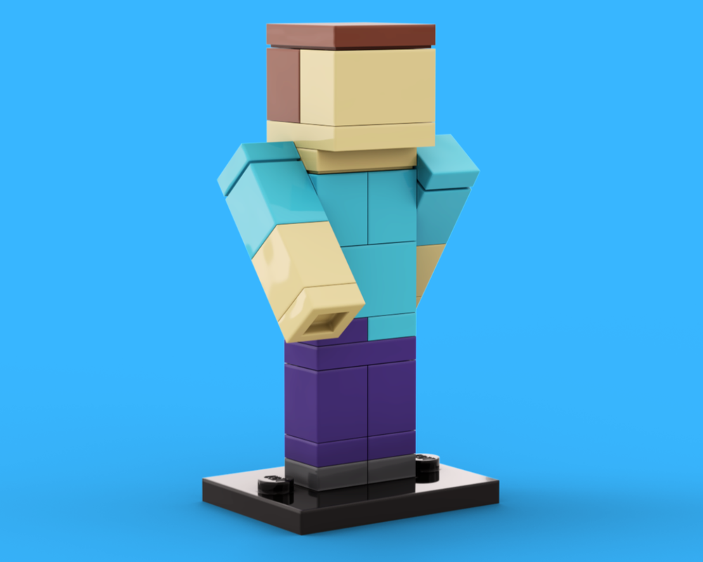 LEGO MOC Steve |Minecraft Series| EP 1 by HeadlightBricks | Rebrickable ...