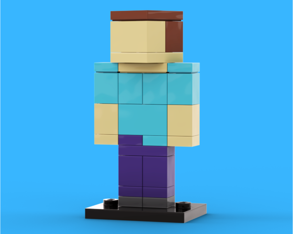 LEGO MOC Steve |Minecraft Series| EP 1 by HeadlightBricks | Rebrickable ...