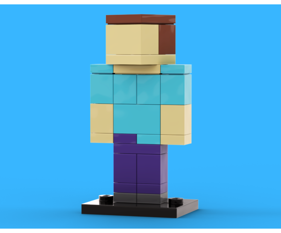 LEGO MOC-204362 Steve |Minecraft Series| EP 1 by HeadlightBricks ...