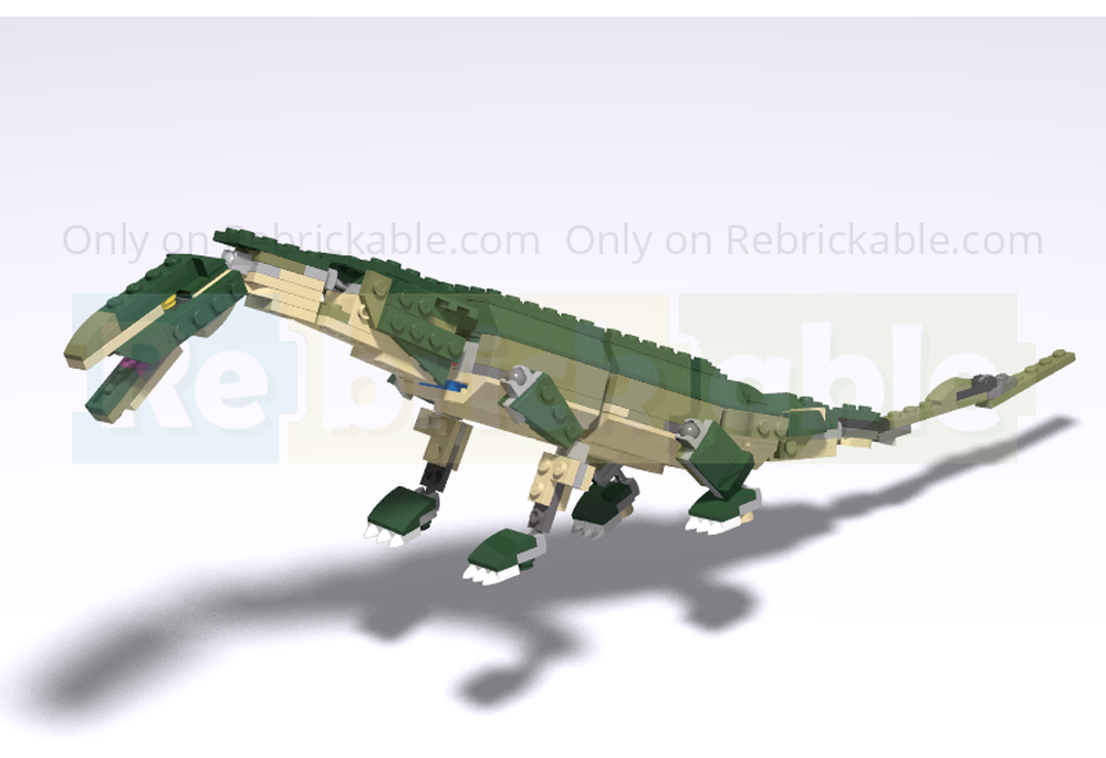 LEGO MOC 31121 Nothosaurus by cre8torbuilds | Rebrickable - Build with LEGO