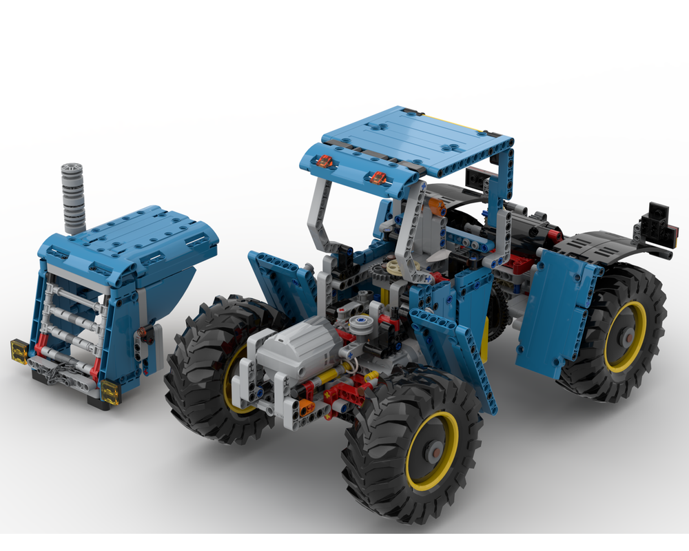 LEGO MOC Articulated Tractor 2.0 with Motorized Gearbox (42070 Mod) by ...