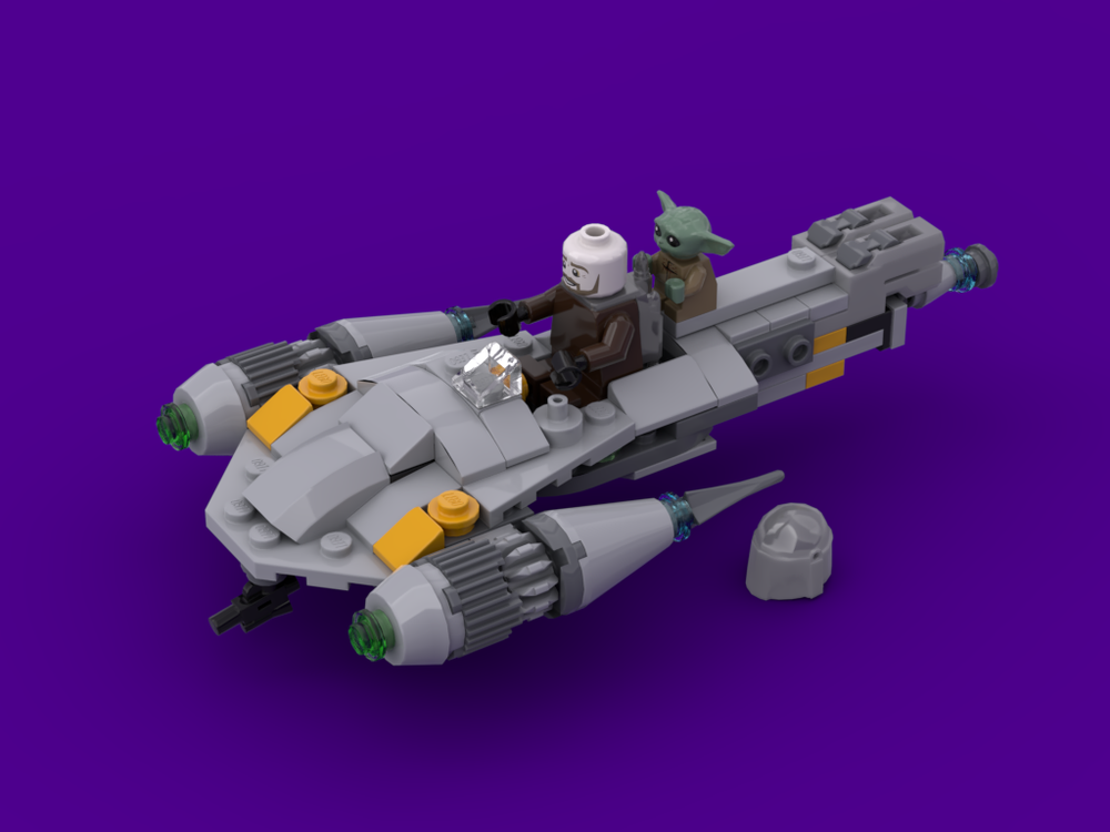 LEGO MOC-204382 75363 Mandalorian N-1 Star Fighter Micro Fighter Alt by ...