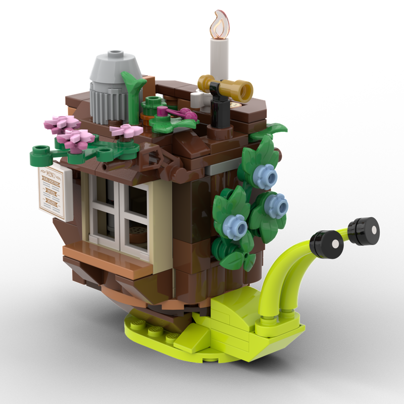 LEGO MOC Snail House by zek.ocean | Rebrickable - Build with LEGO