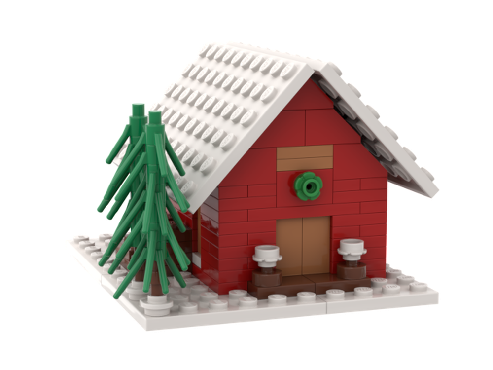 LEGO MOC Advent Calender - Red Hut by porklegoguy | Rebrickable - Build ...