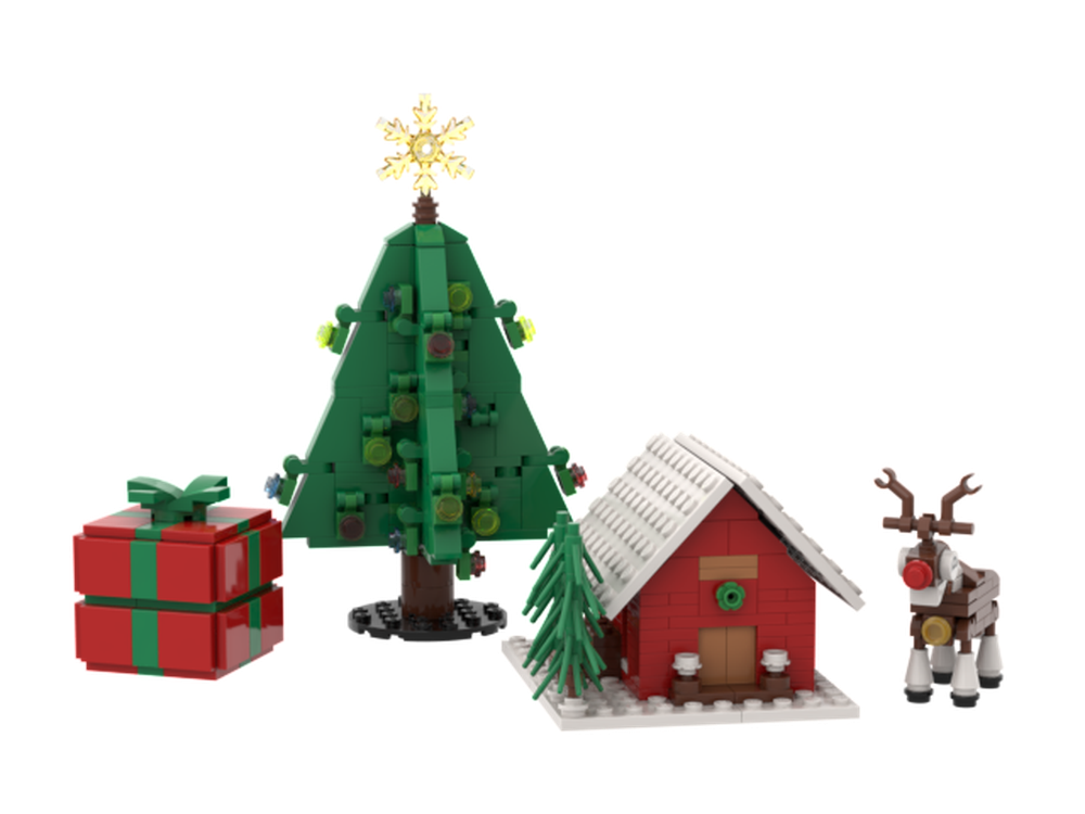 LEGO MOC Advent Calender - Red Hut by porklegoguy | Rebrickable - Build ...