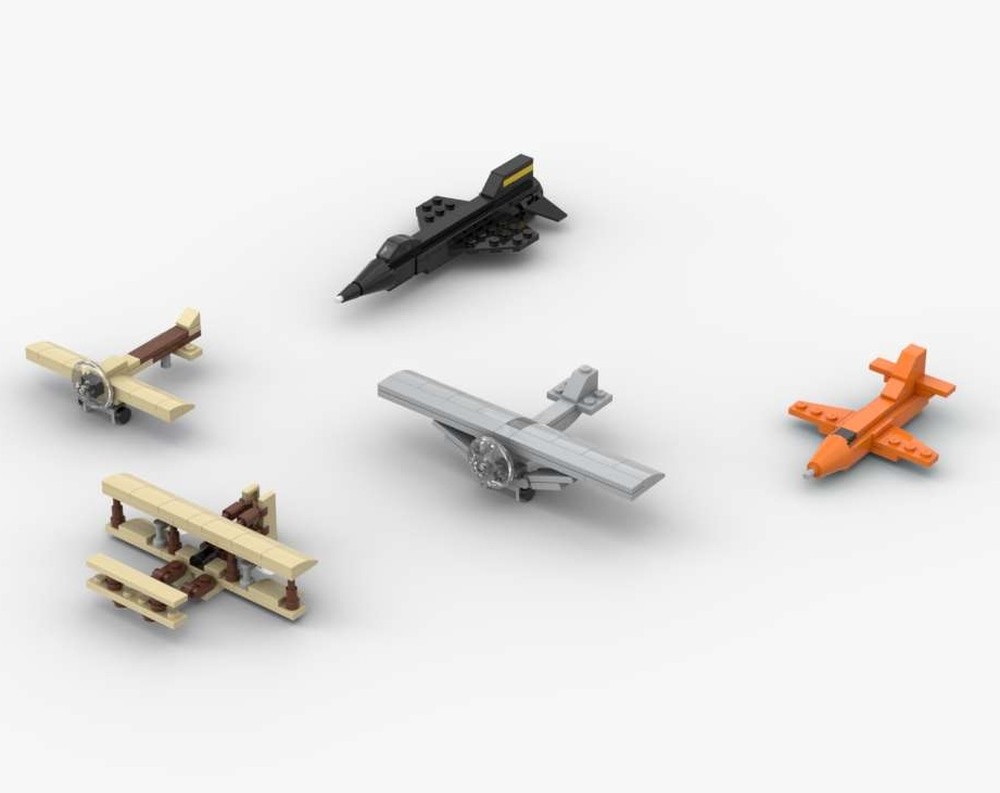 LEGO MOC A little history of aviation at scale 1/110 by Vincent W ...