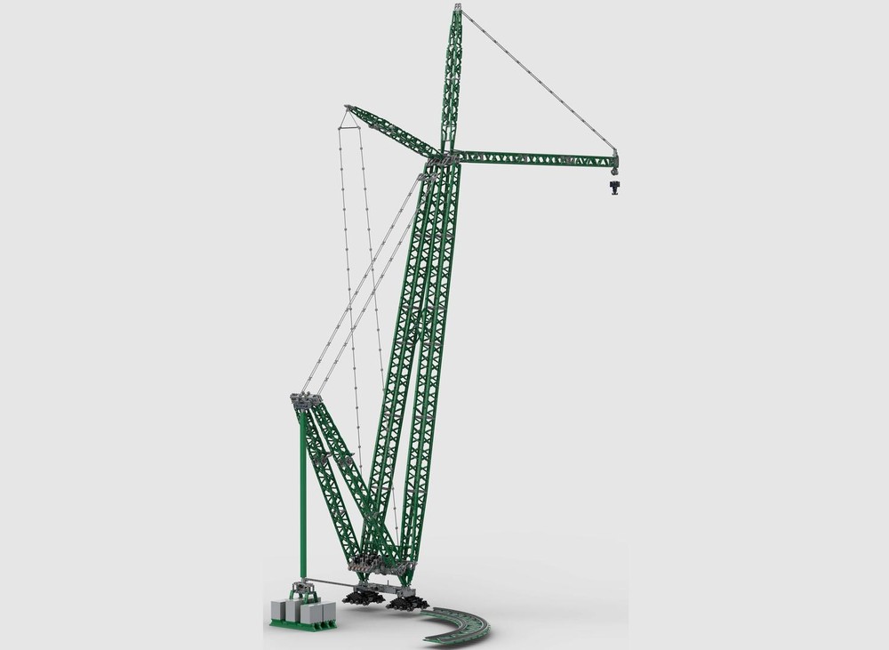 LEGO MOC BMS Ring Crane HCR-3000 by kladovec | Rebrickable - Build with ...