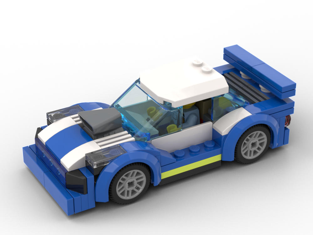 LEGO MOC 60312 - Street Race Car by hoppepe | Rebrickable - Build with LEGO