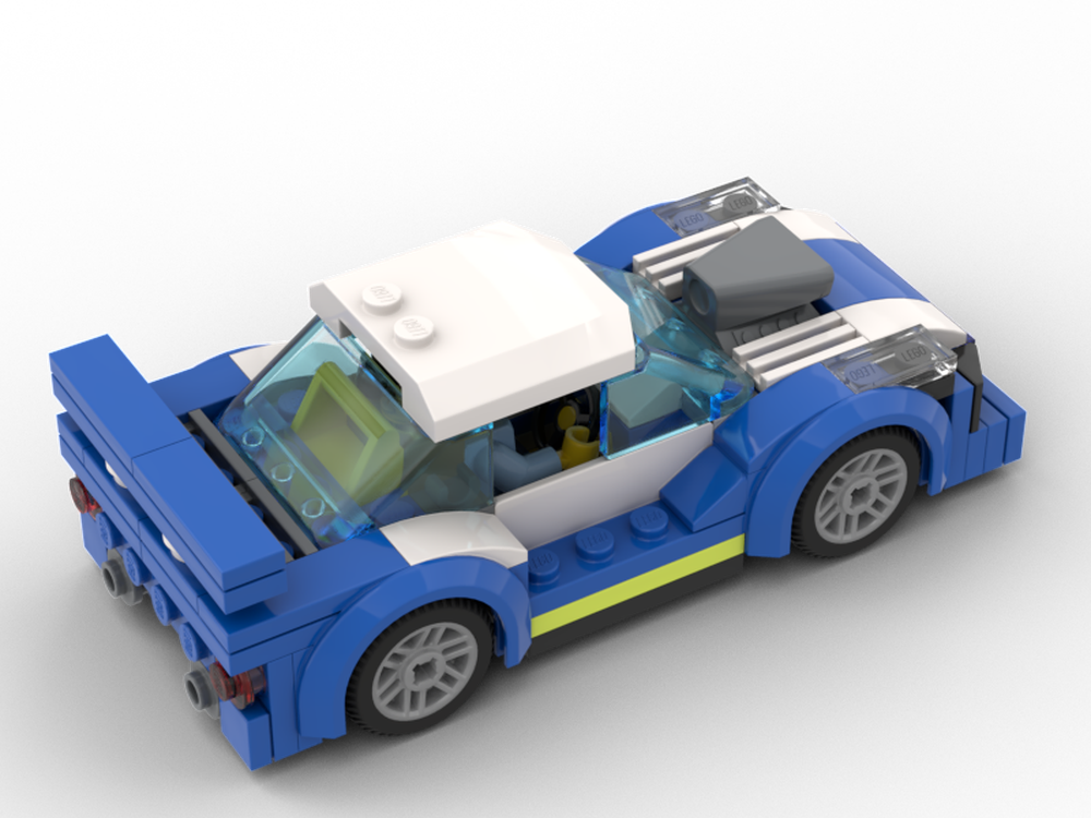 LEGO MOC 60312 - Street Race Car by hoppepe | Rebrickable - Build with LEGO