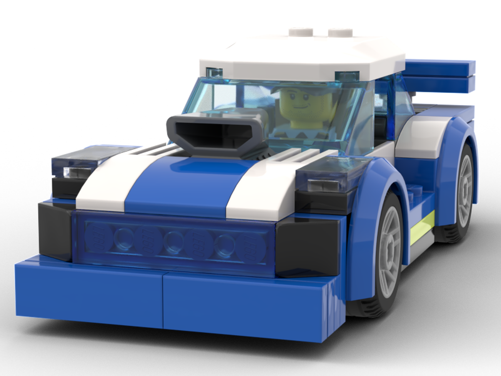 LEGO MOC 60312 - Street Race Car by hoppepe | Rebrickable - Build with LEGO