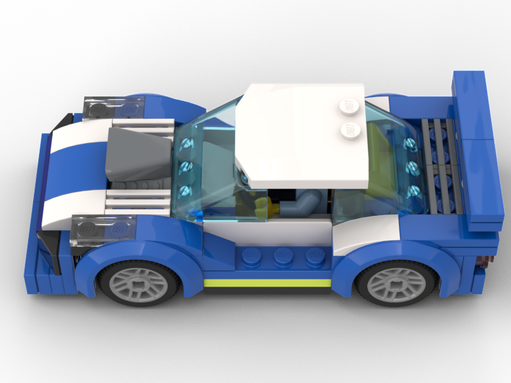 Lego Moc 60312 Street Race Car By Hoppepe Rebrickable Build With Lego