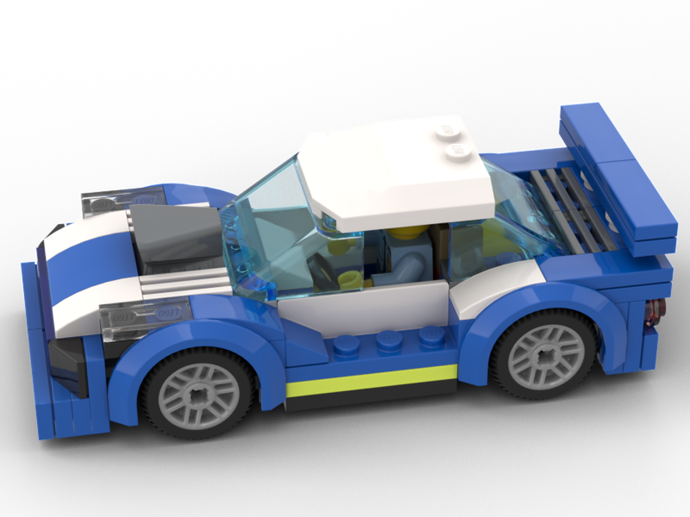 LEGO MOC 60312 - Street Race Car by hoppepe | Rebrickable - Build with LEGO