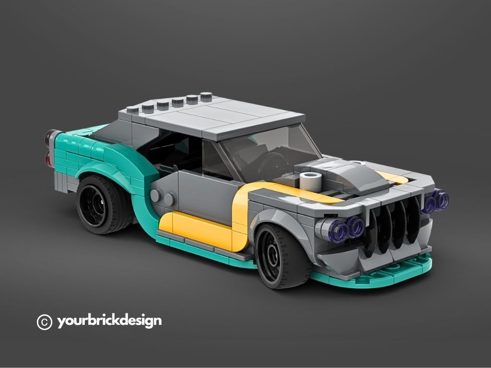 LEGO MOC Muscle Car Study by yourbrickdesign | Rebrickable - Build with ...