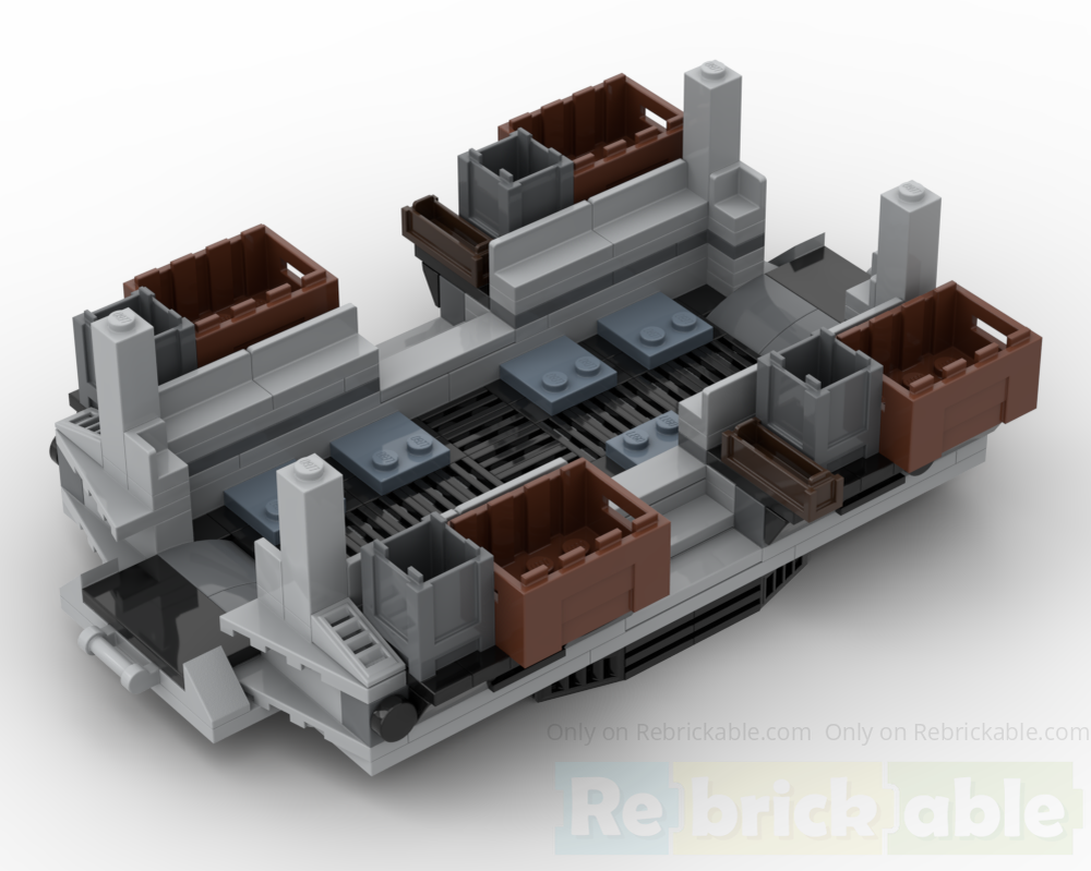 LEGO MOC Imperial Logistics Trailer V1 by Fabian2 | Rebrickable - Build ...