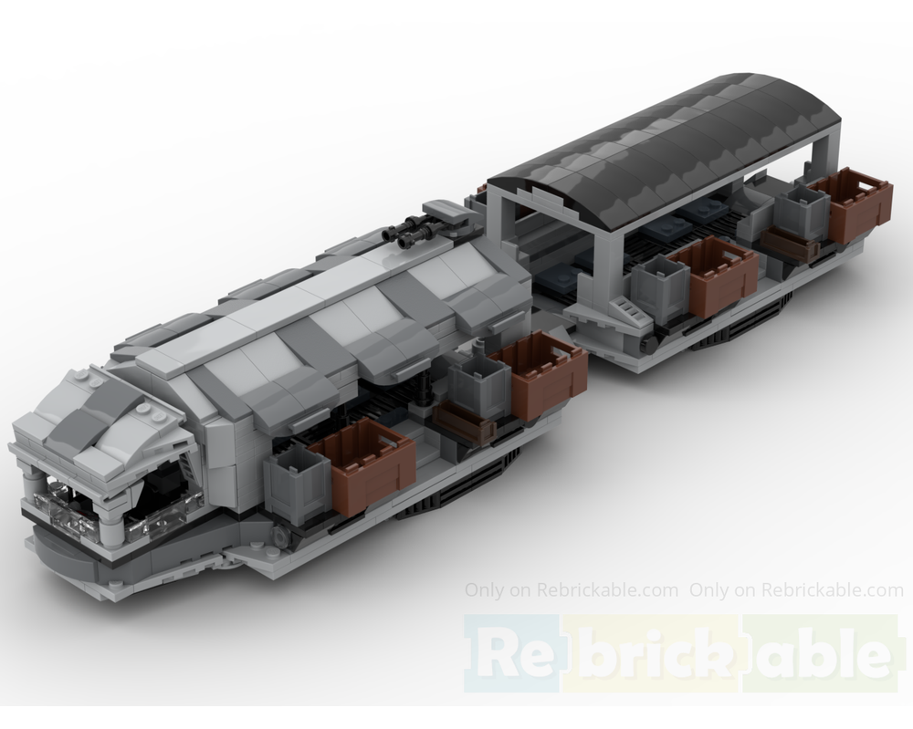 Lego Moc Imperial Logistics Trailer V1 By Fabian2 Rebrickable Build