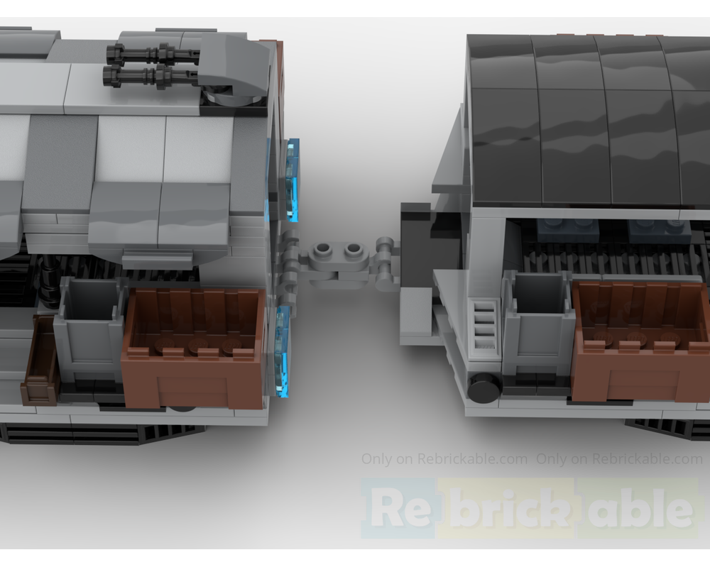 Lego Moc Imperial Logistics Trailer V1 By Fabian2 Rebrickable Build