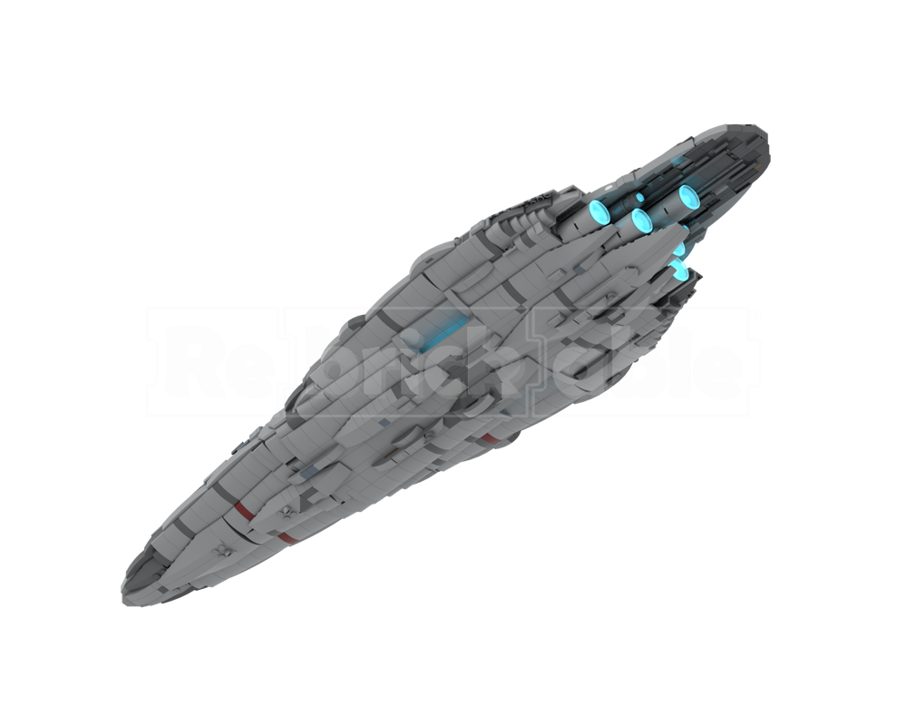 LEGO MOC Rebel Alliance Mon Calamari MC-80 "Wingless" Class Heavy ...