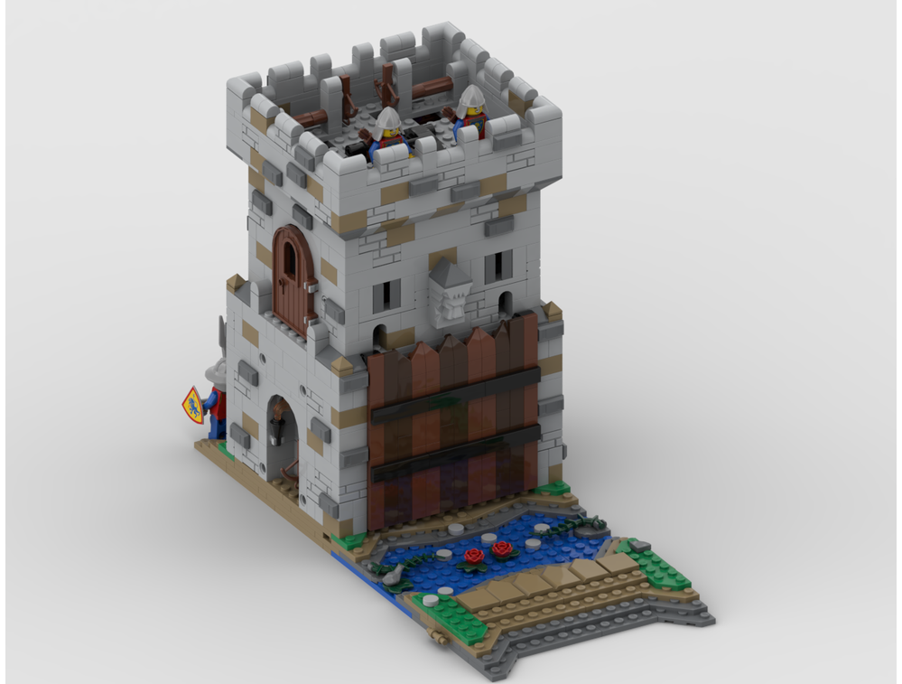 LEGO MOC Modulares Torhaus_Modular gatehouse by AndRreas | Rebrickable ...