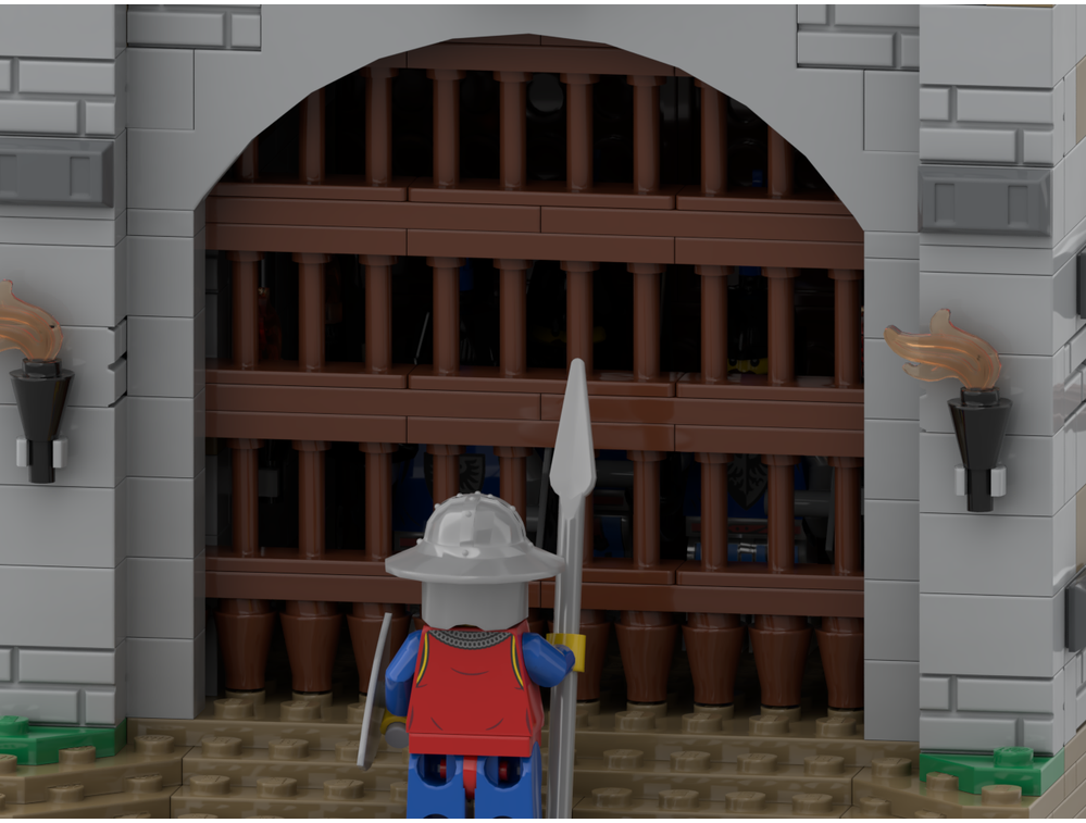 LEGO MOC Modulares Torhaus_Modular gatehouse by AndRreas | Rebrickable ...