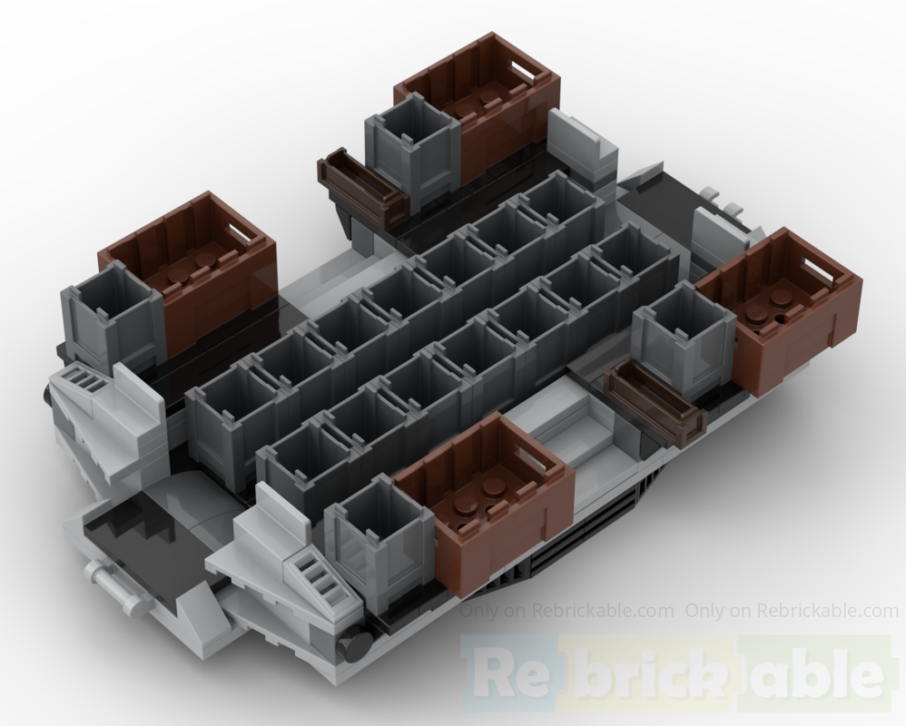 LEGO MOC Imperial Logistics Trailer V3 by Fabian2 | Rebrickable - Build ...