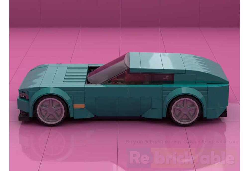 Lego Moc Jaguar Type 00 Concept Car By Gear Blox Rebrickable Build