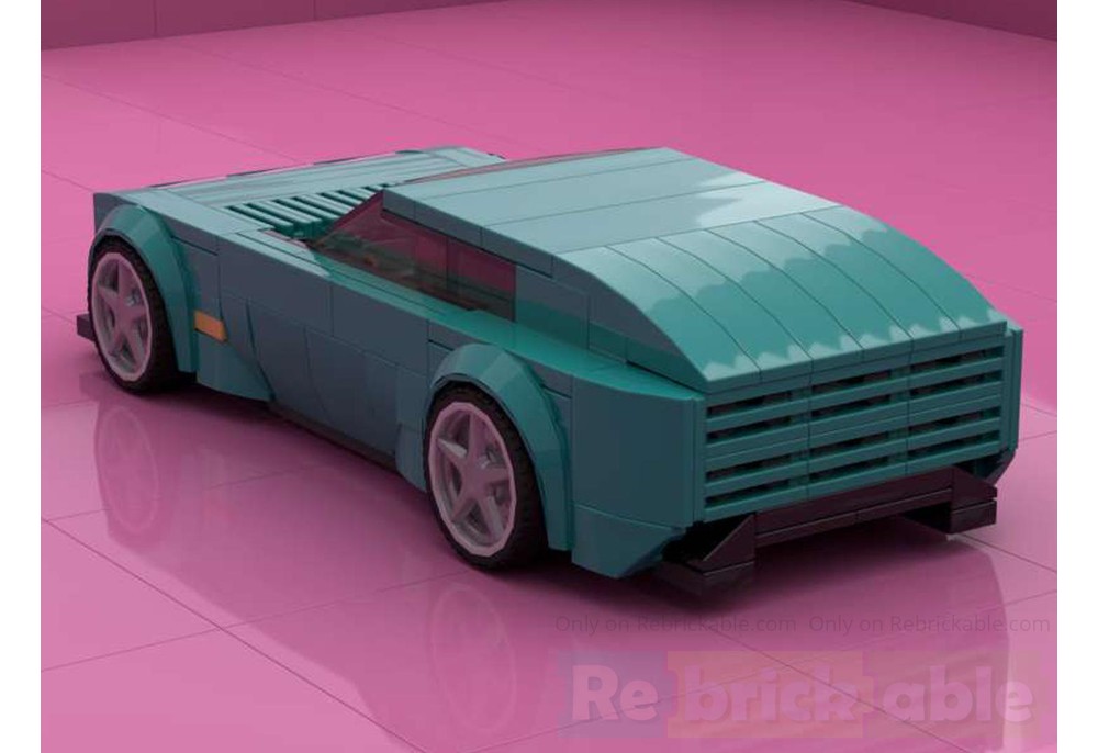 LEGO MOC Jaguar Type 00 concept car by GEAR-BLOX | Rebrickable - Build ...