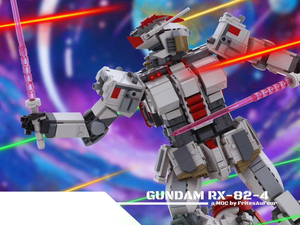 LEGO MOC Gundam RX-82-4 by FritesAuFour | Rebrickable - Build with LEGO