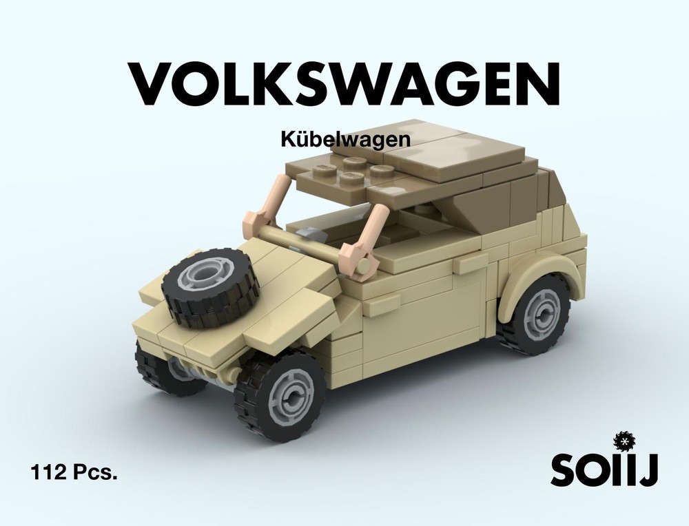 LEGO MOC Volkswagen Kübelwagen - German staff car 1:35 by Soiij ...