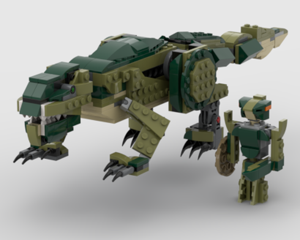 LEGO MOC 31151 - Monster Hunter World Great Jagras with Monster Hunter ...
