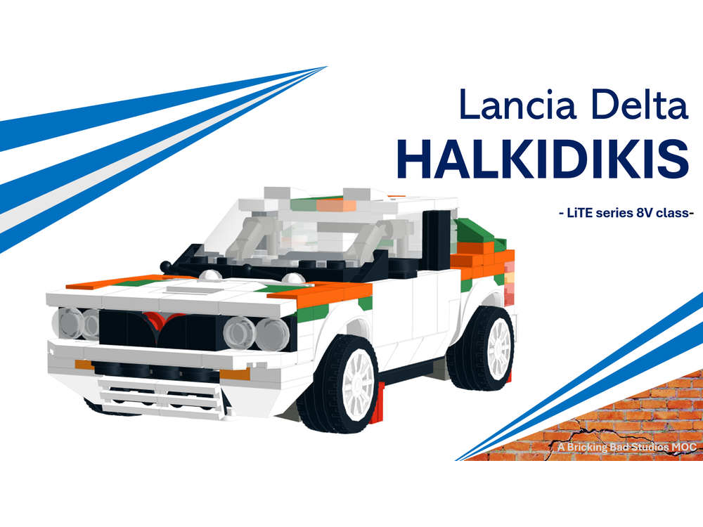 LEGO MOC Lancia Delta-HALKiDiKiS Rally ELPA (LiTE series, class 8V) by ...