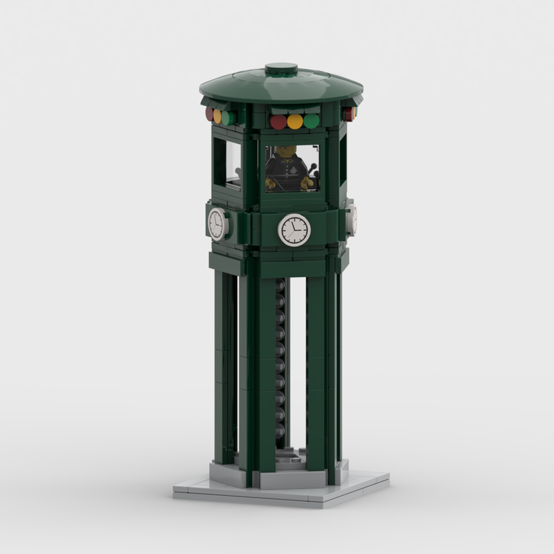 LEGO MOC Pentagonal traffic tower by BrickHappens | Rebrickable - Build ...