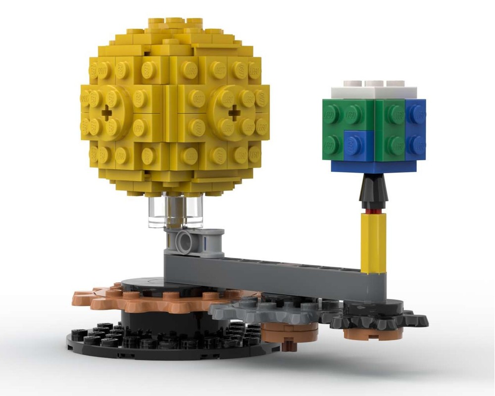 LEGO MOC Earth and sun orrery by KeselT | Rebrickable - Build with LEGO