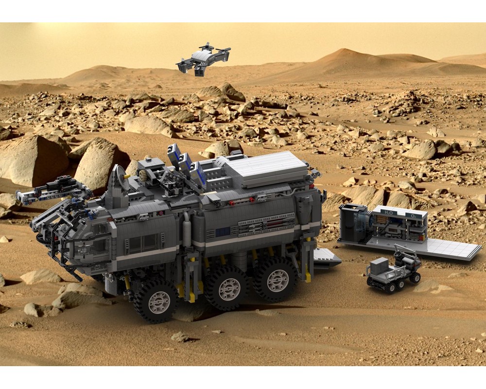 LEGO MOC Redstone Driller V by michaelvanhoutte | Rebrickable - Build ...