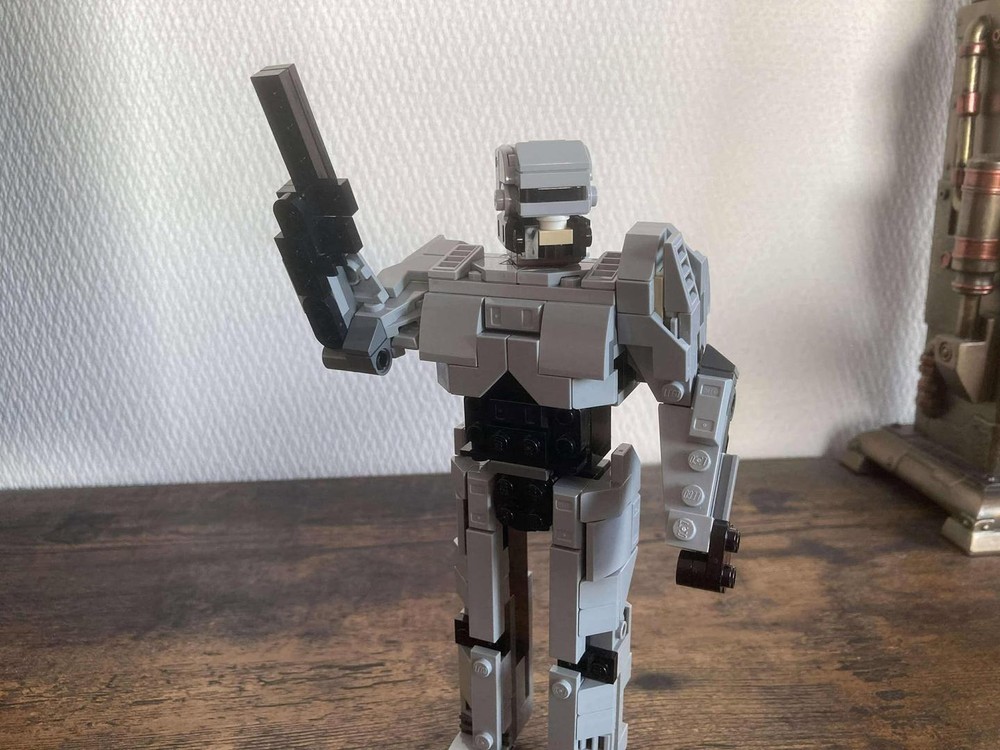 LEGO MOC-204483 Robocop and ED-209 by CreationCaravan (Brad Barber ...