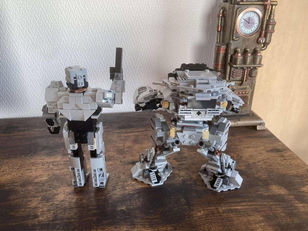 LEGO MOC-204483 Robocop and ED-209 by CreationCaravan (Brad Barber ...