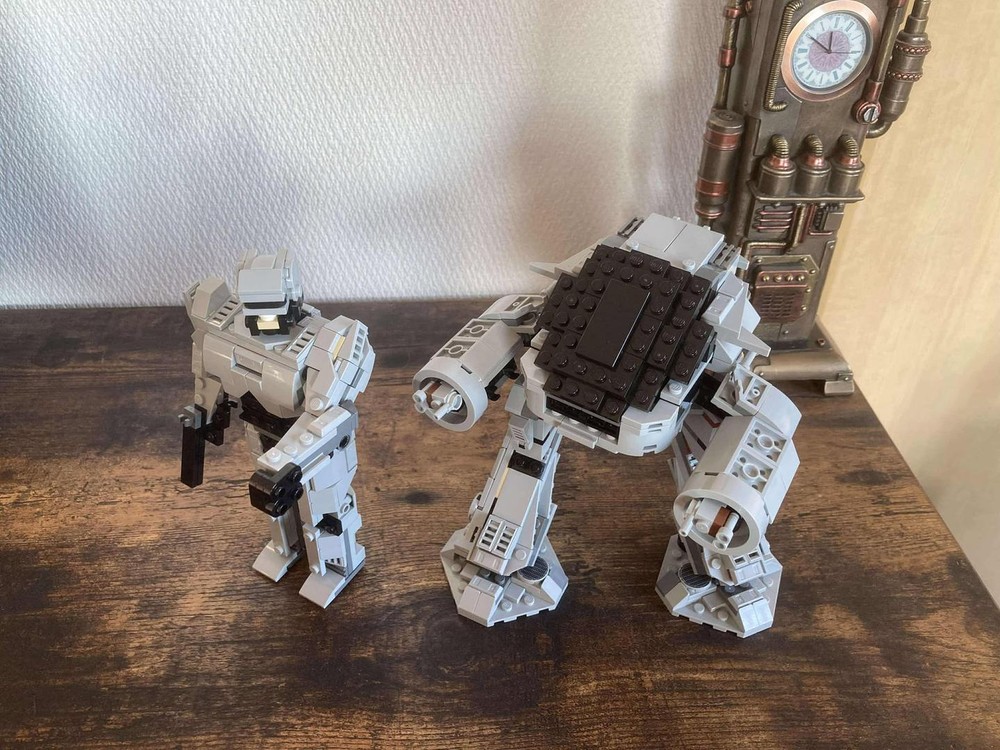 LEGO MOC-204483 Robocop and ED-209 by CreationCaravan (Brad Barber ...