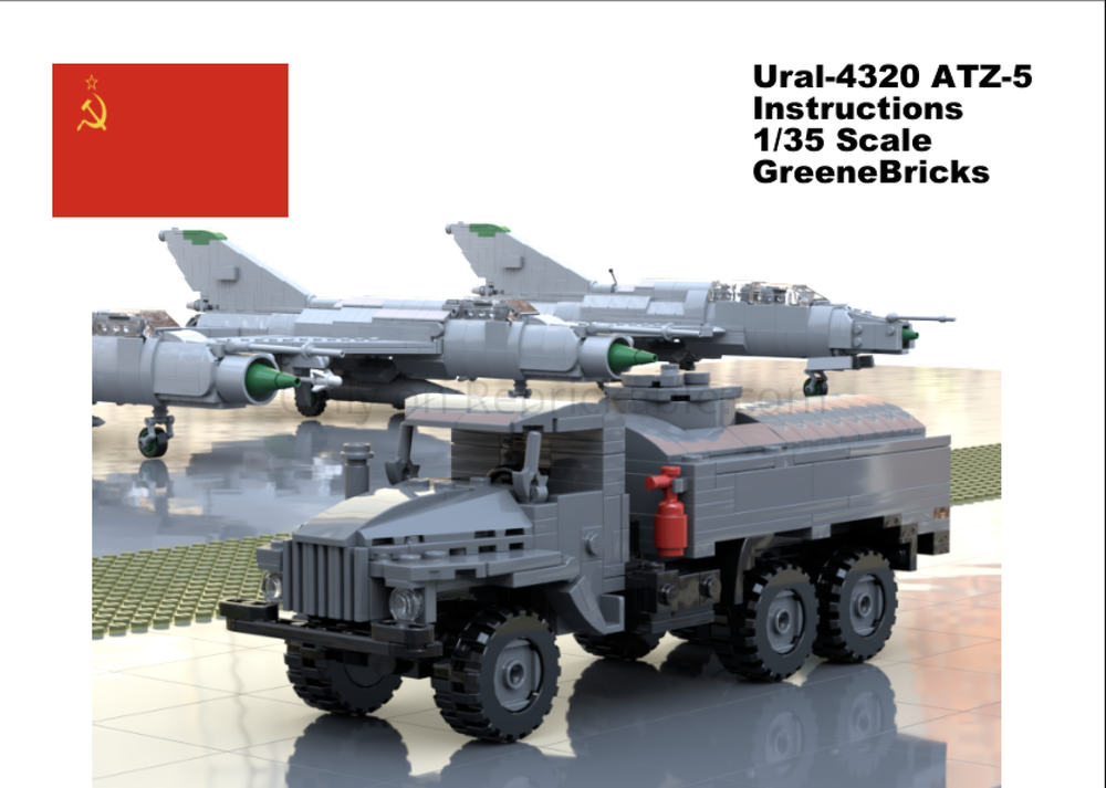 LEGO MOC Ural-4320 ATZ-5 by GreeneBricks | Rebrickable - Build with LEGO LEGO MOC Ural-4320 ATZ-5 by GreeneBricks | Rebrickable - Build with LEGO
