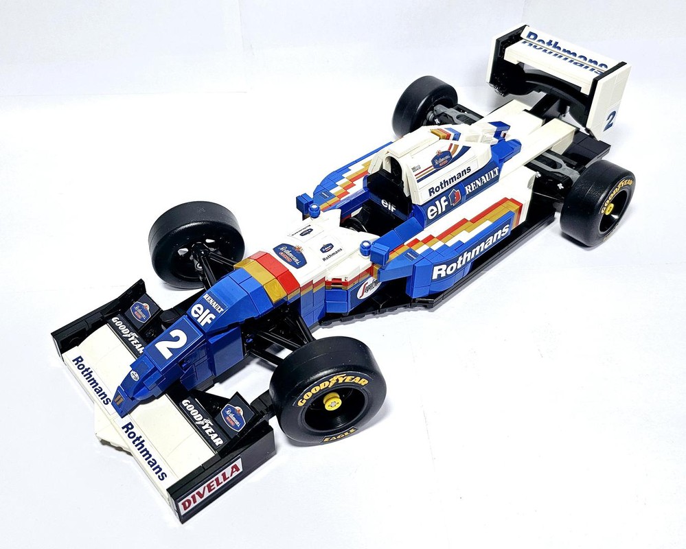 LEGO MOC Williams FW16 - Ayrton Senna Tribute(4) by WBsupercars_V.b | Rebrickable - Build with LEGO