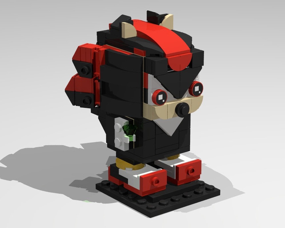 LEGO MOC 40672 Enhanced Shadow the Hedgehog Brickheadz by Boba_Fett ...