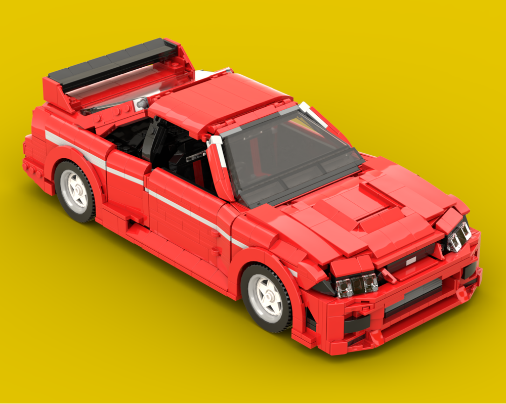LEGO MOC Nissan Skyline GTR R33 400R by JackyBoy5 | Rebrickable - Build ...